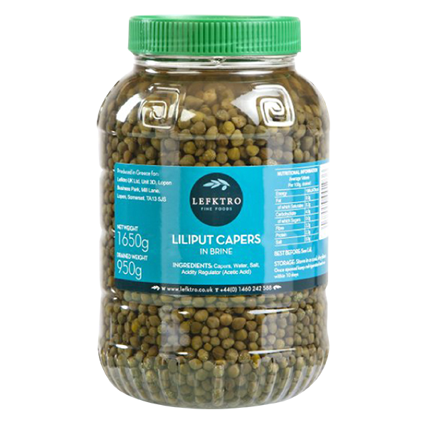 Capers - Lilliput 1.65kg jar (d/w 950g) - GRFineFoods