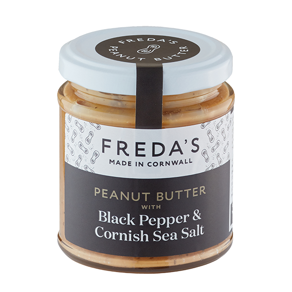 Black Pepper & Cornish Sea Salt Peanut Butter 6 x 180g - GRFineFoods